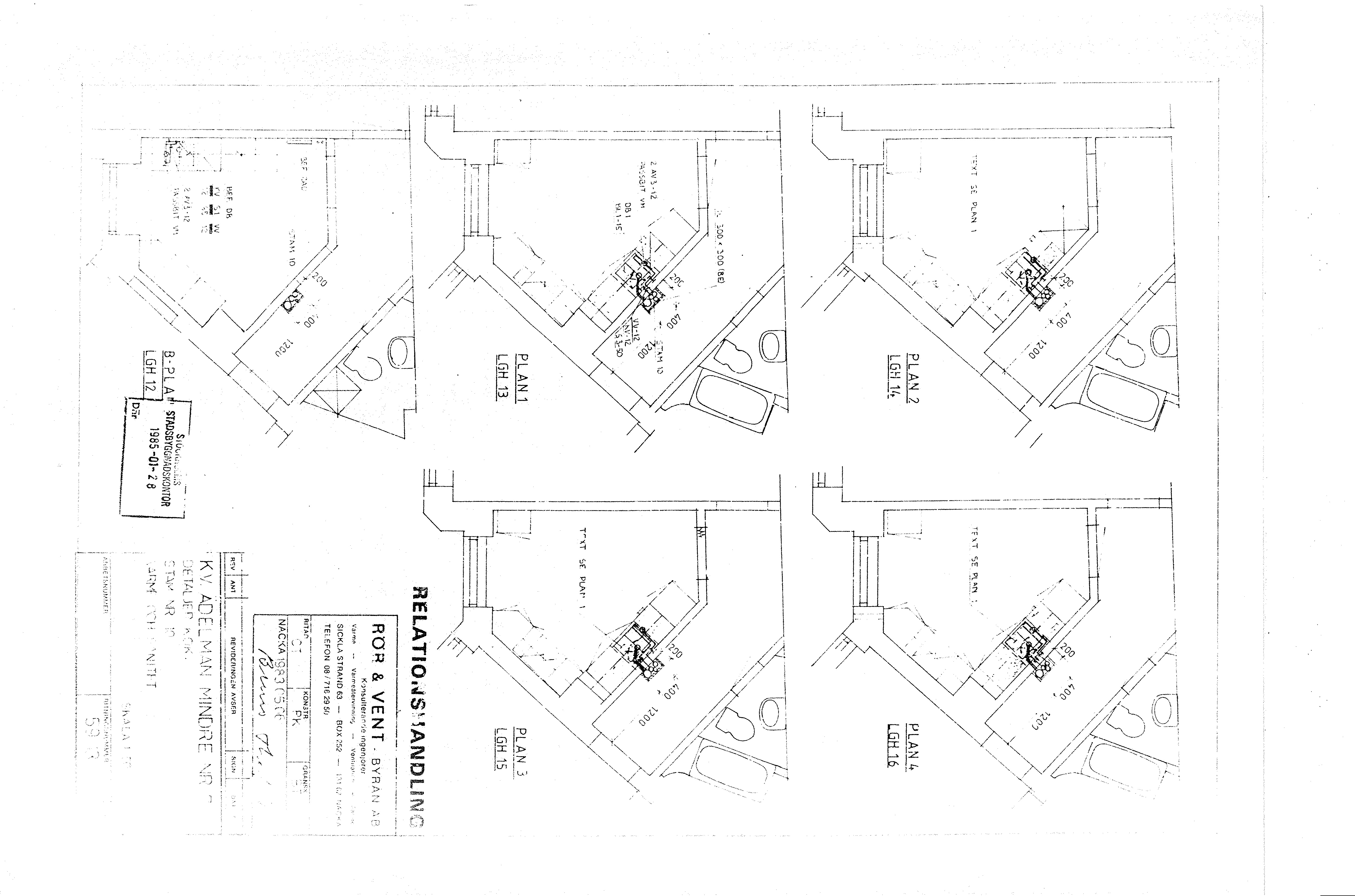 Ritningar | Brf Ädelman mindre 7